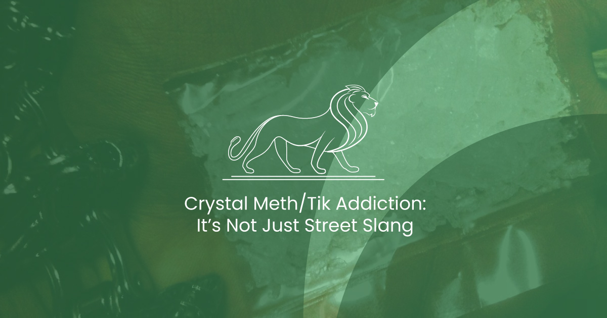 Crystal Meth verslaving: ook wel Tik genoemd | Good Hope GGZ